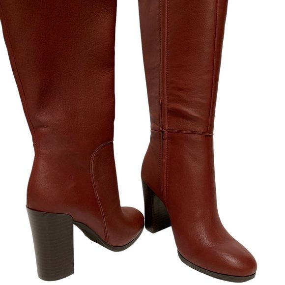 Kenneth Cole | Shoes | Kenneth Cole Justin Burgundy Womens Boot | Poshmark